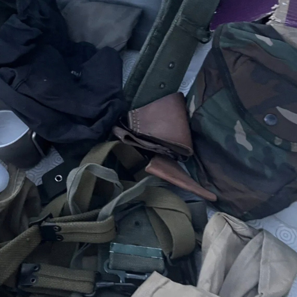 Mystery Box of 10 Military Camping Prepper Scout Items Random Selection ...