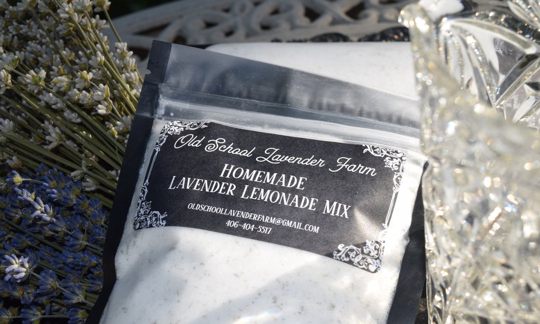 Lavender Lemonade Mix 10 Servings or Bulk Size Bag is 24 Servings ...