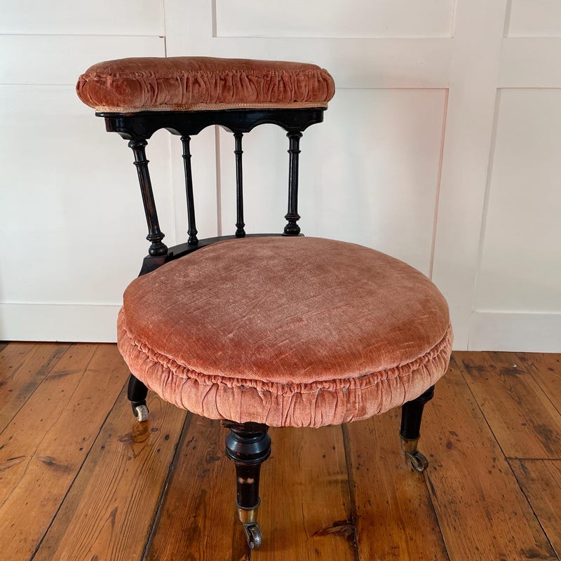 Vintage Metal Vanity Chairs - Etsy UK