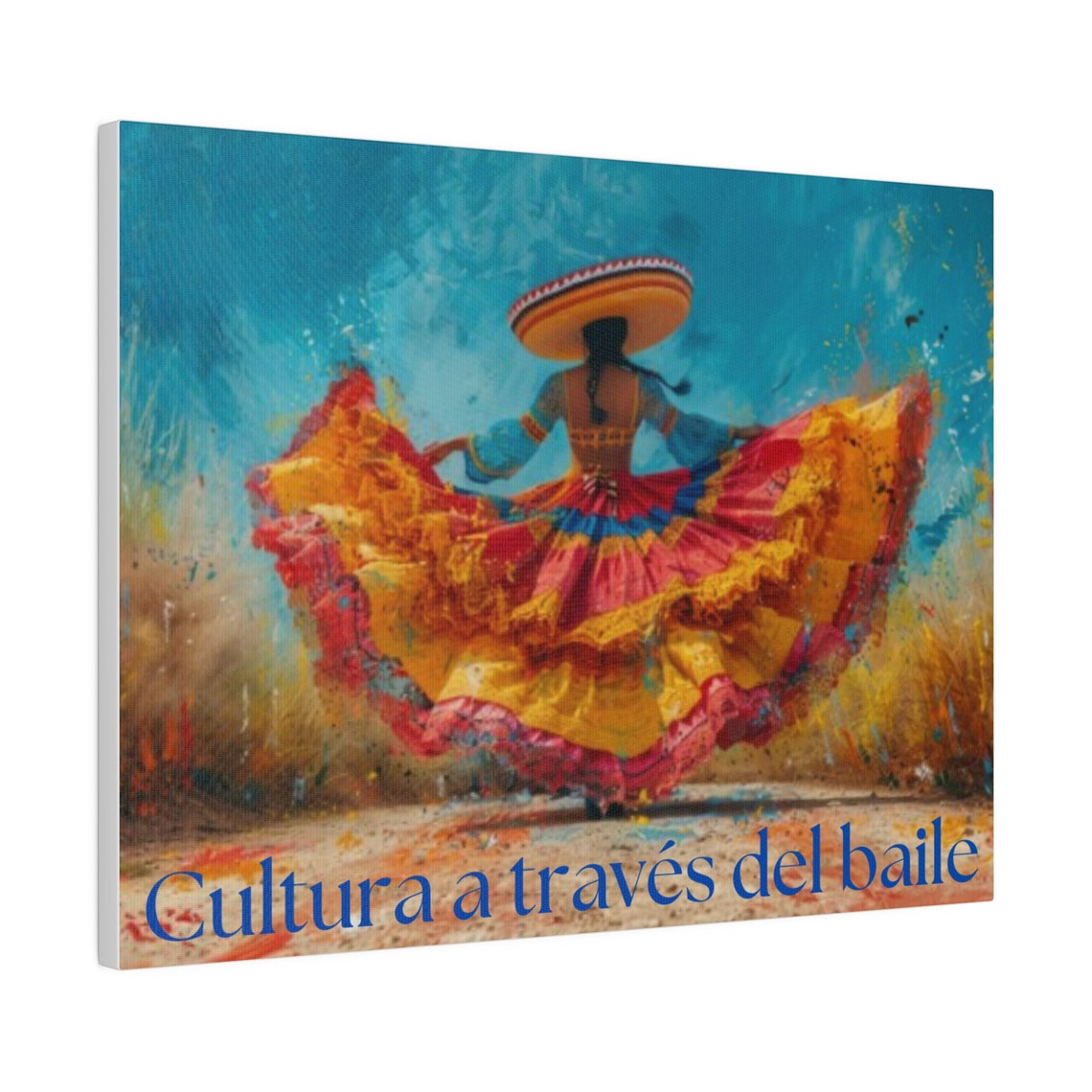 Culture a Traves Del Baile Matte Canvas, Stretched, 0.75", Wall Art ...
