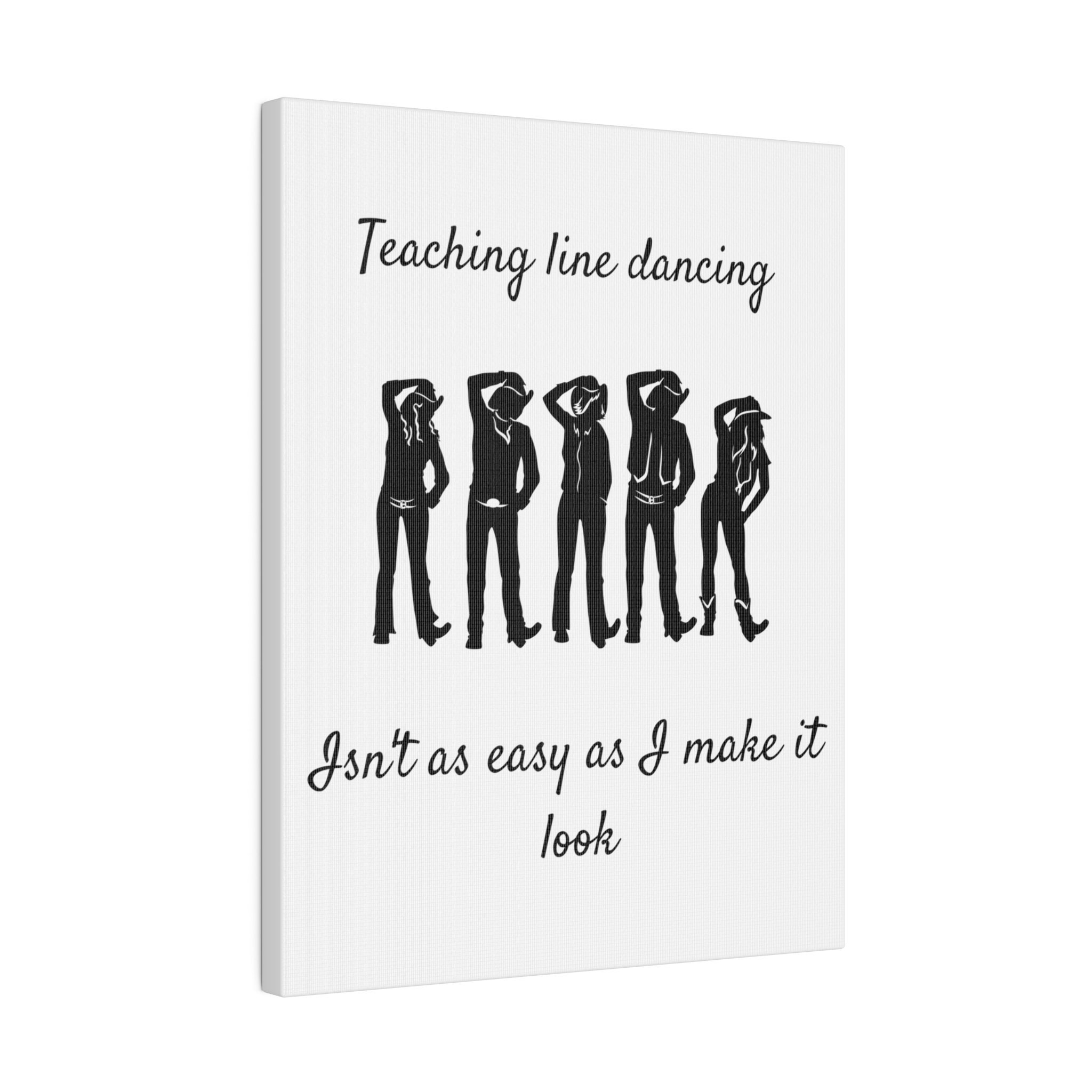 Digital File for Line Dance Instructor Wall Art/office Decor, Line ...