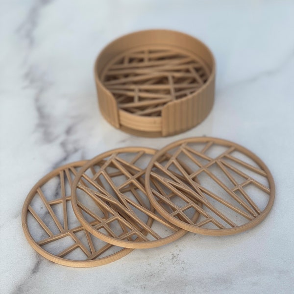 3d Printed Coasters - Etsy