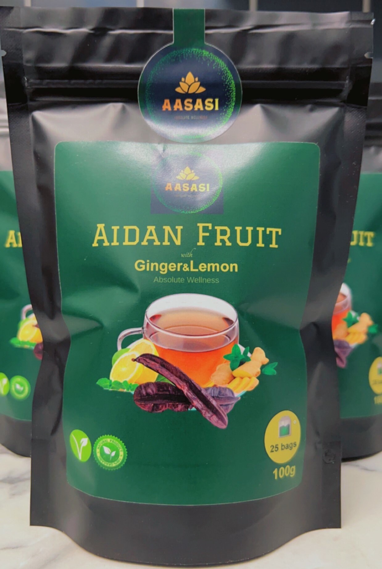 Aidan Fruit Tea | Ginger and Lemon - Etsy