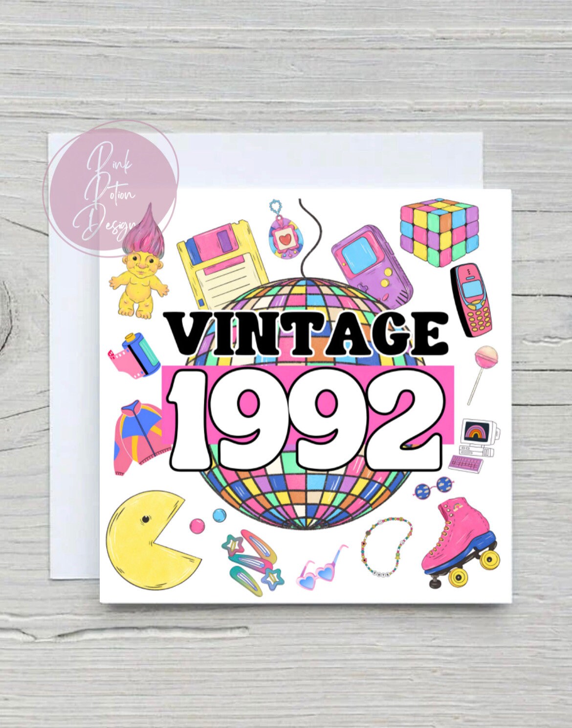90s Kid Birthday Card Born in the 90s Nineties Birthday - Etsy