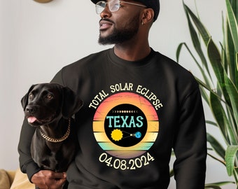 Texas Solar Eclipse Svg, April 8th 2024 Total Solar Eclipse Texas Svg ...