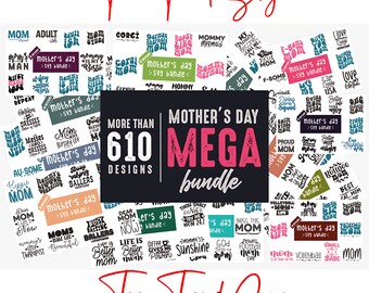 Mothers Day SVG Bundle, Mom Life Svg, Mother's Day, Mama Svg, Mommy and ...