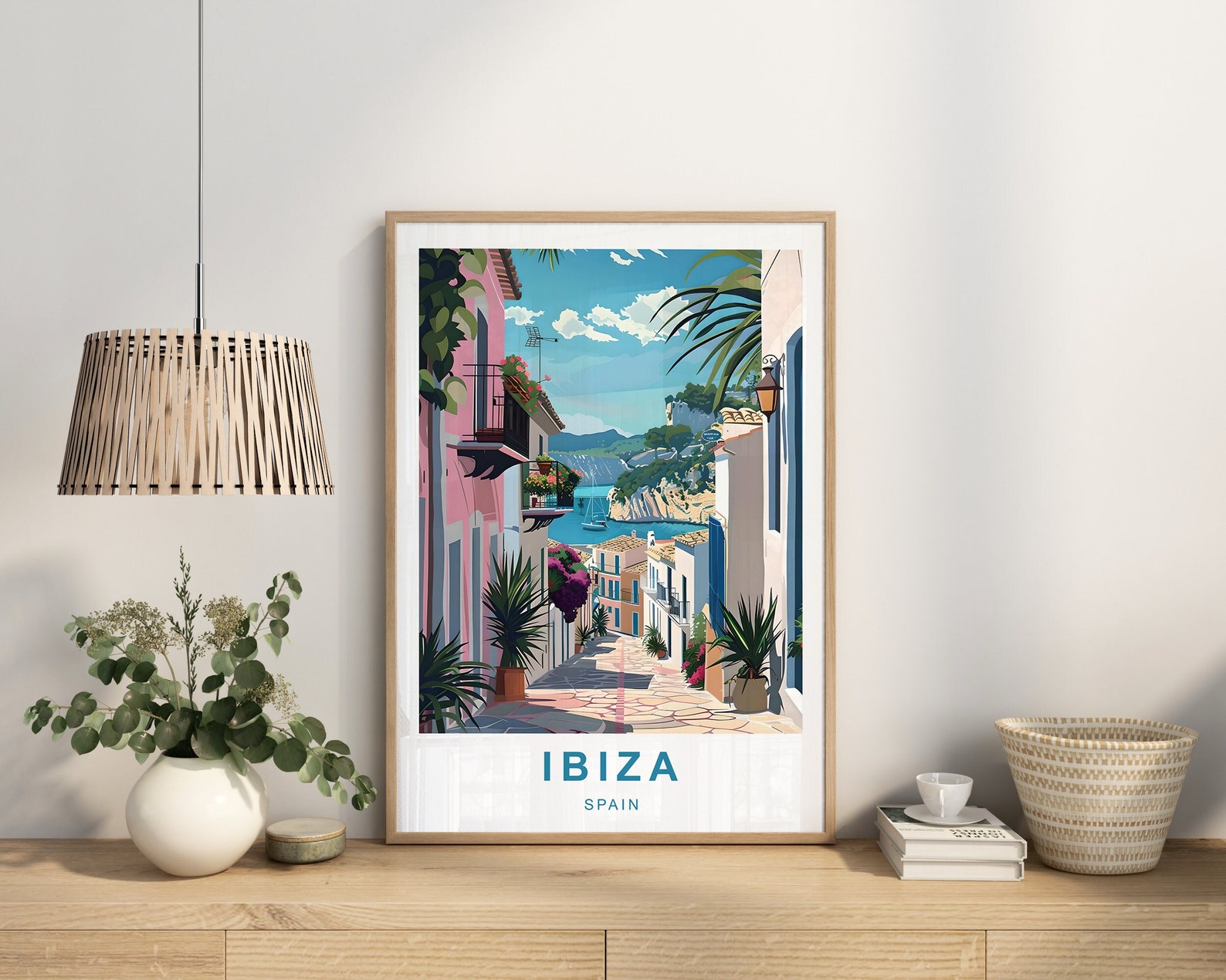 Ibiza Travel Poster | Ibiza Print | Balearica Islands | Travel Print ...