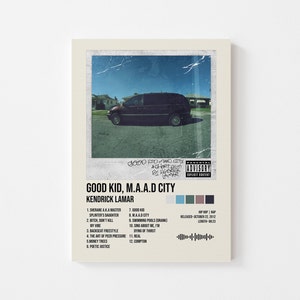 Kendrick Lamar Poster Good Kid Kendrick Lamar Playlist Album Cover ...