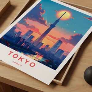 Tokyo Travel Poster Tokyo Print Japan Print Japanese Print Travel Print ...