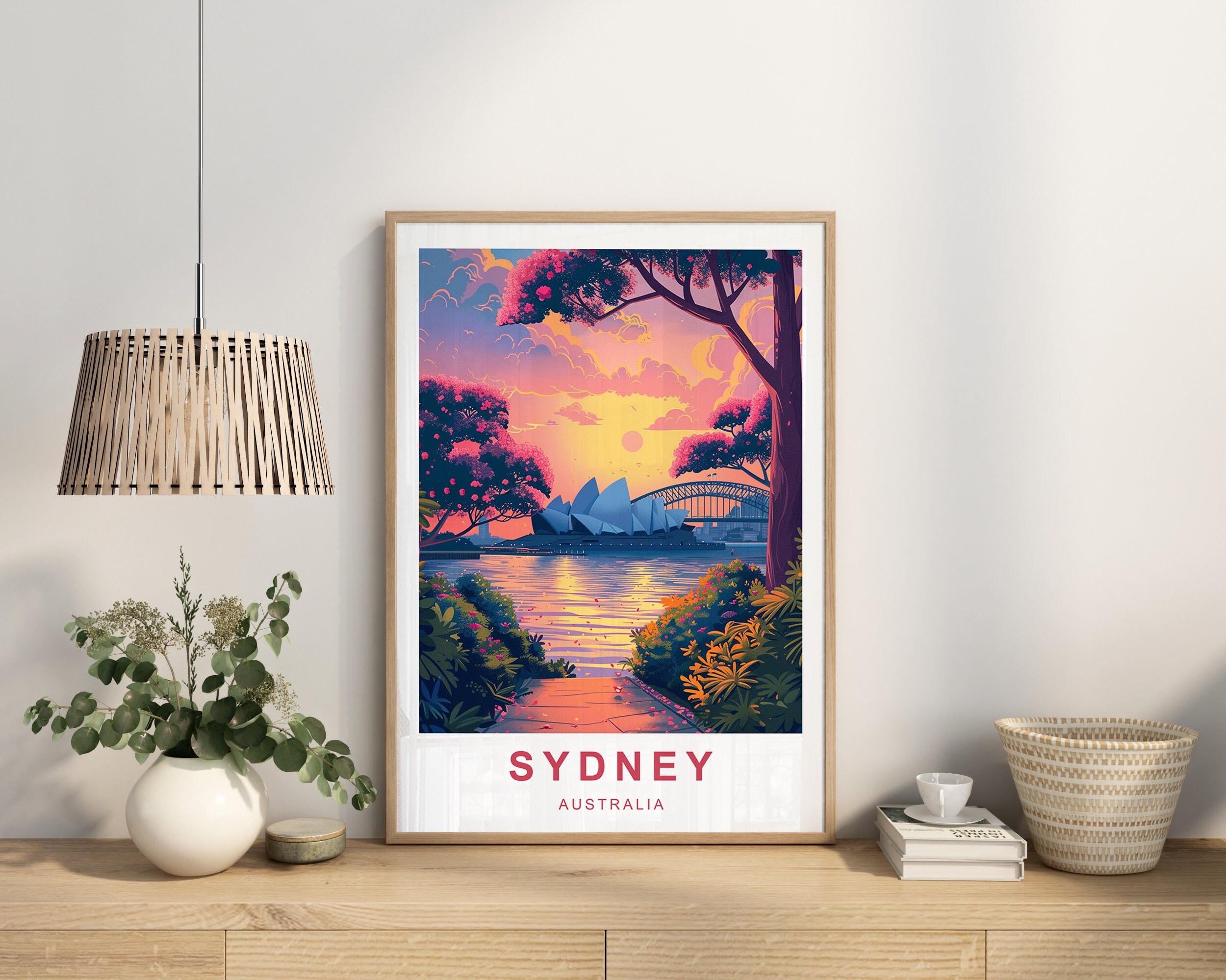 Sydney Travel Poster Sydney Opera House Sydney Poster Sydney Travel ...