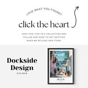 Ibiza Travel Poster | Ibiza Print | Balearica Islands | Travel Print ...