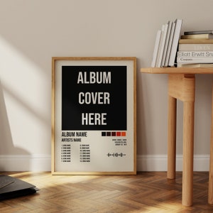Custom Album Cover Print | Any Album | Poster Print | Album Cover Wall ...