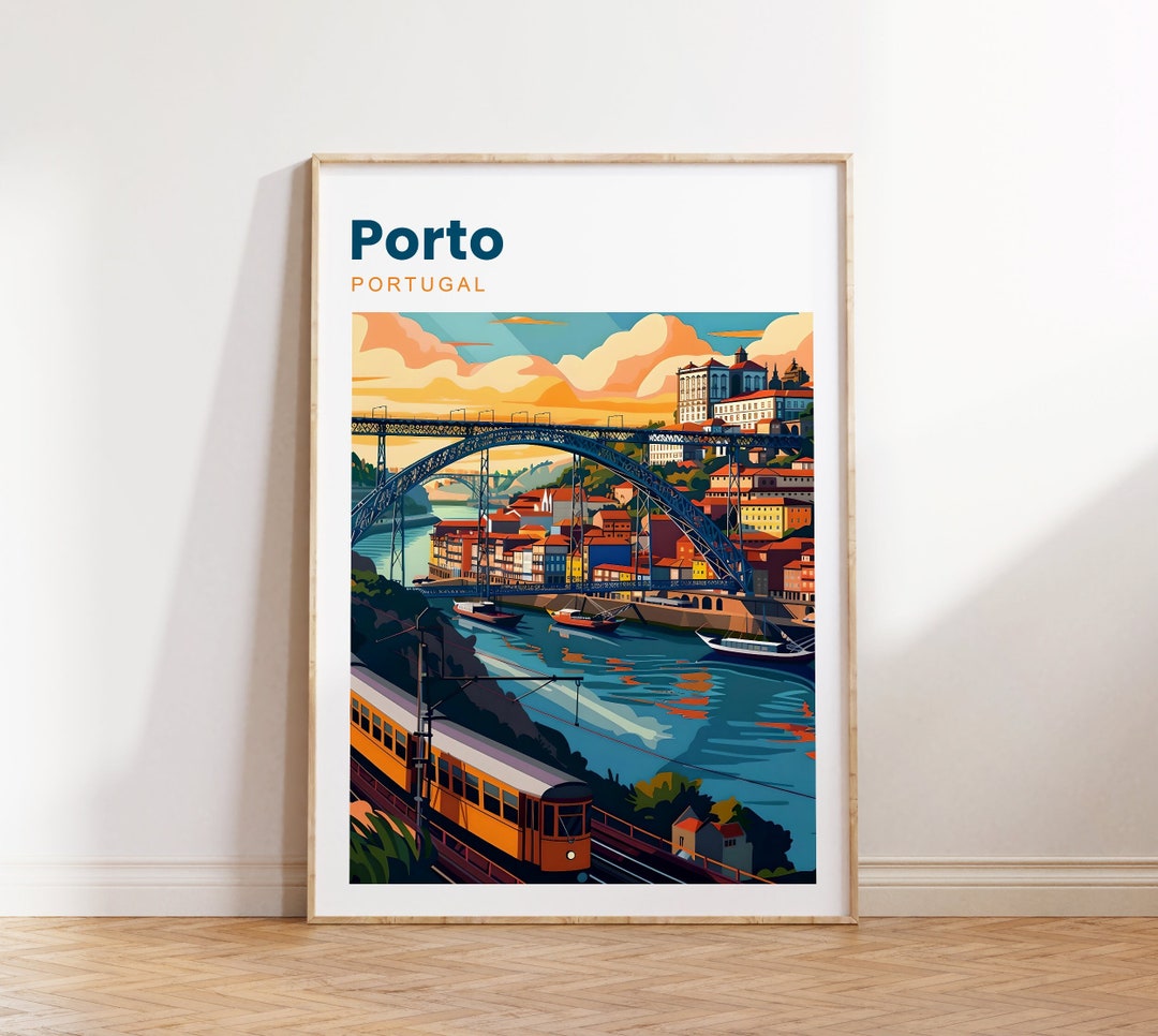 Porto Travel Print | Porto Portugal | Porto | Porto Travel Poster ...