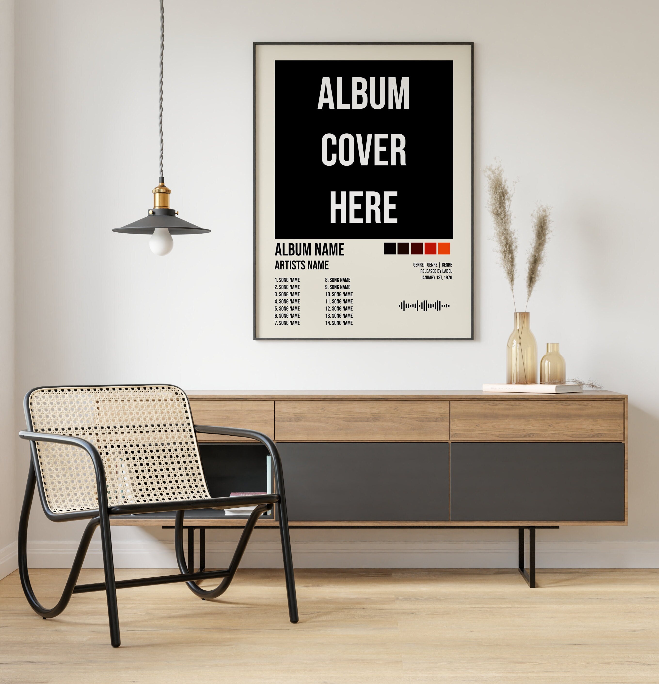 Custom Album Poster | Custom Album Print | Personalised Album Cover ...
