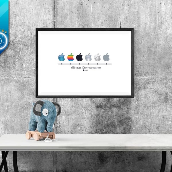 Apple Logo Printable - Etsy
