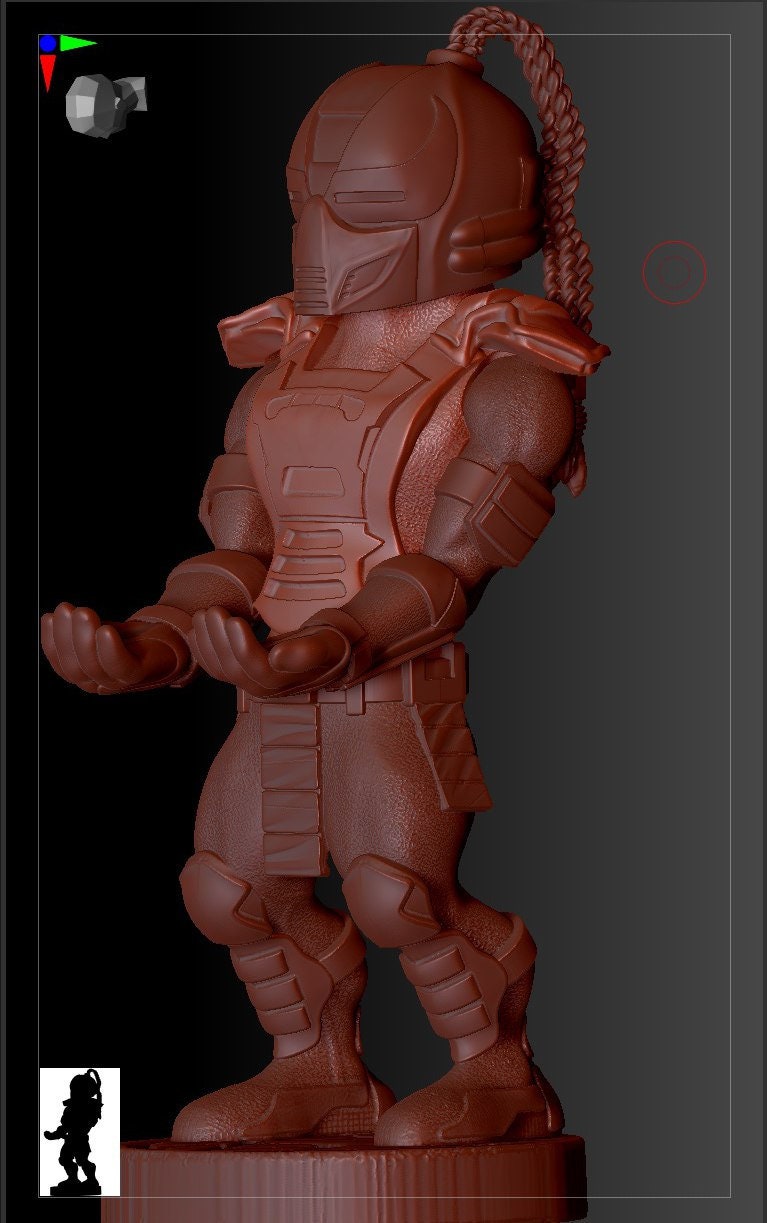 Mobile Joystick Support Mortal Kombat Robot Cyrax Stl 3d Figure - Etsy