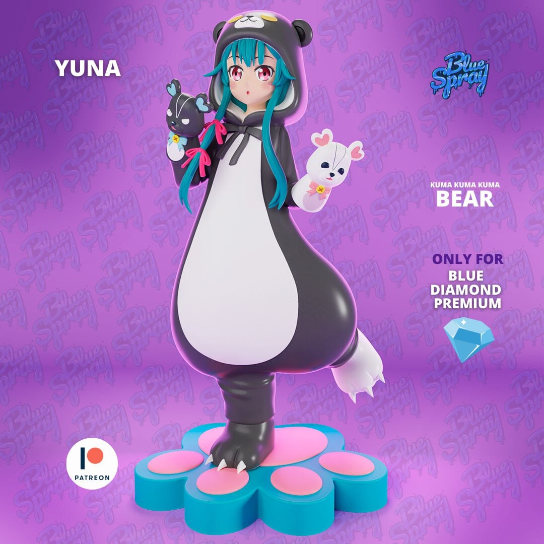 Yuna 3d Figure - Etsy