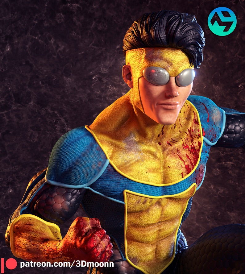 Invincible 3d Figure - Etsy