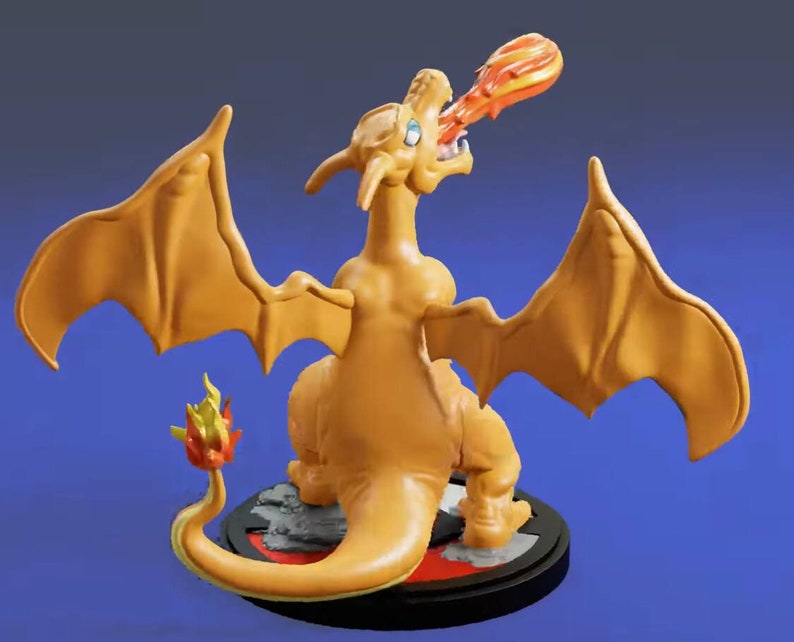 Charizard Stl 3d Figure - Etsy