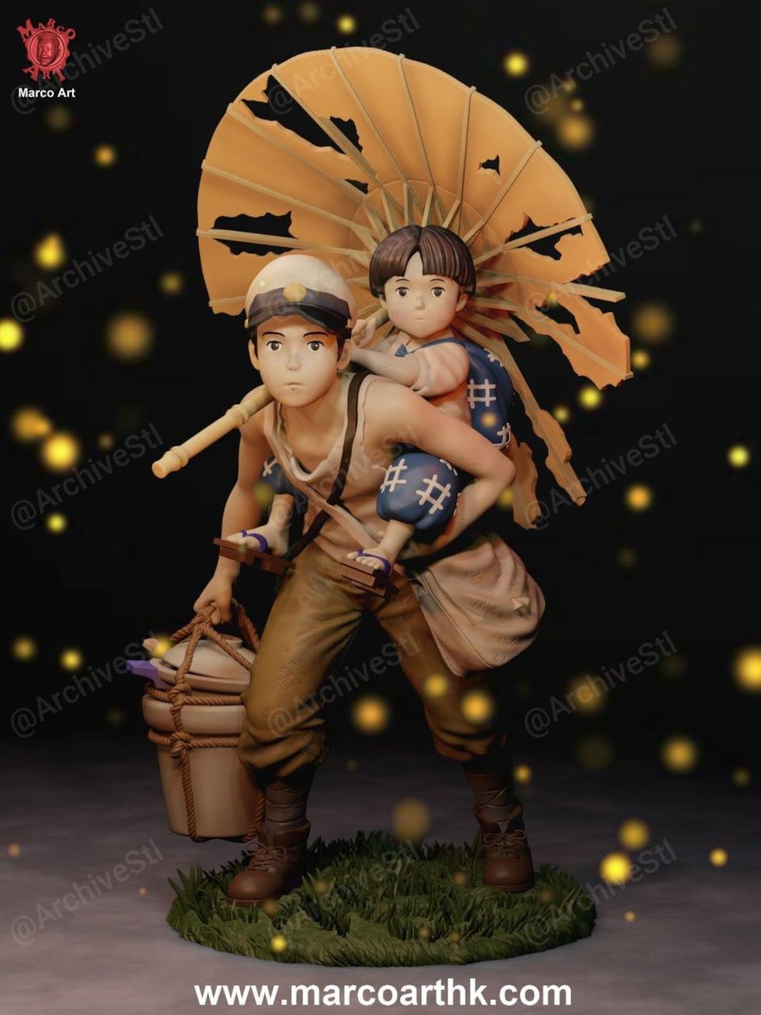 Grave of the Fireflies 3d Figure - Etsy