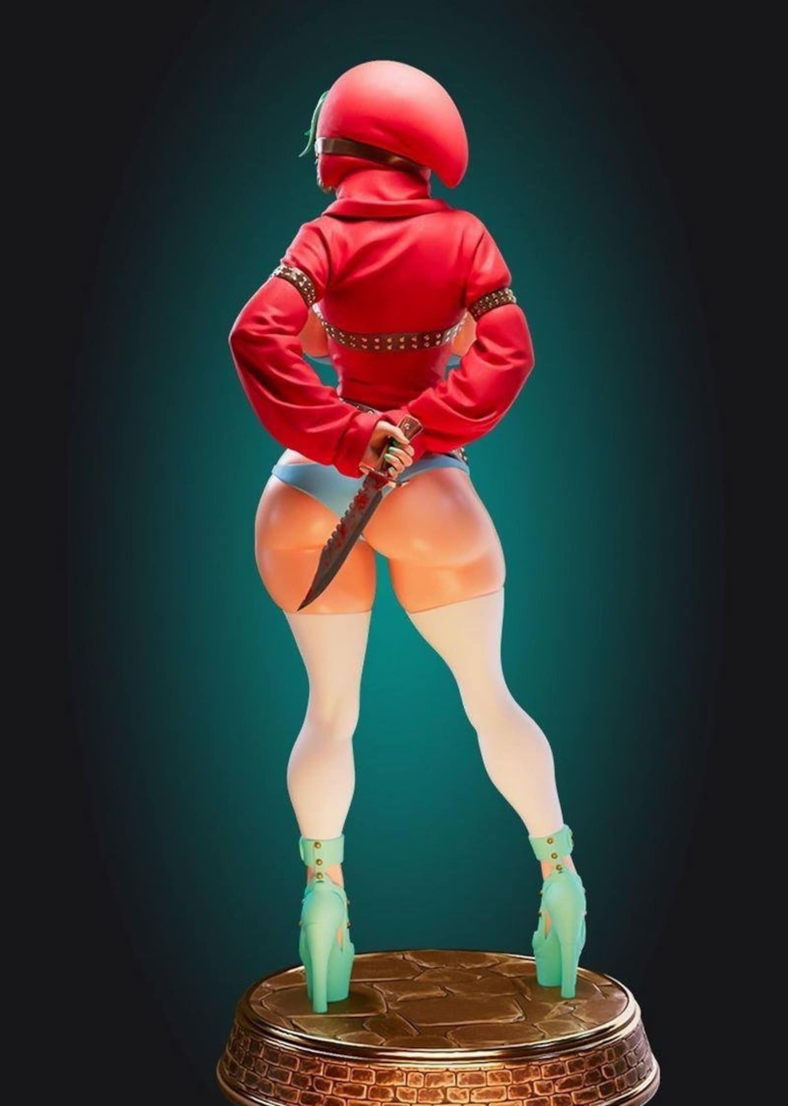 Shygal From Super Mario Ultra Thicc Stl 3d Figure Etsy