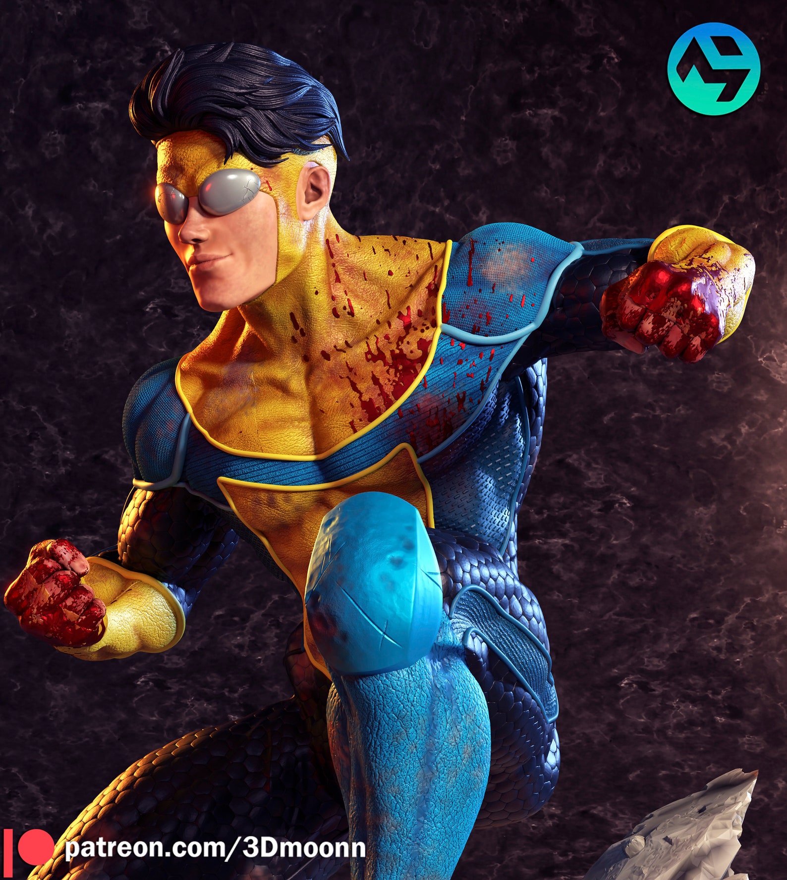 Invincible STL 3D Figure - Etsy