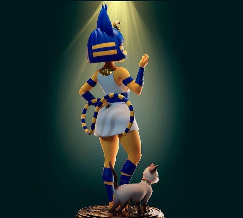 Ankha Animal Crossing stl 3d figure - Etsy México