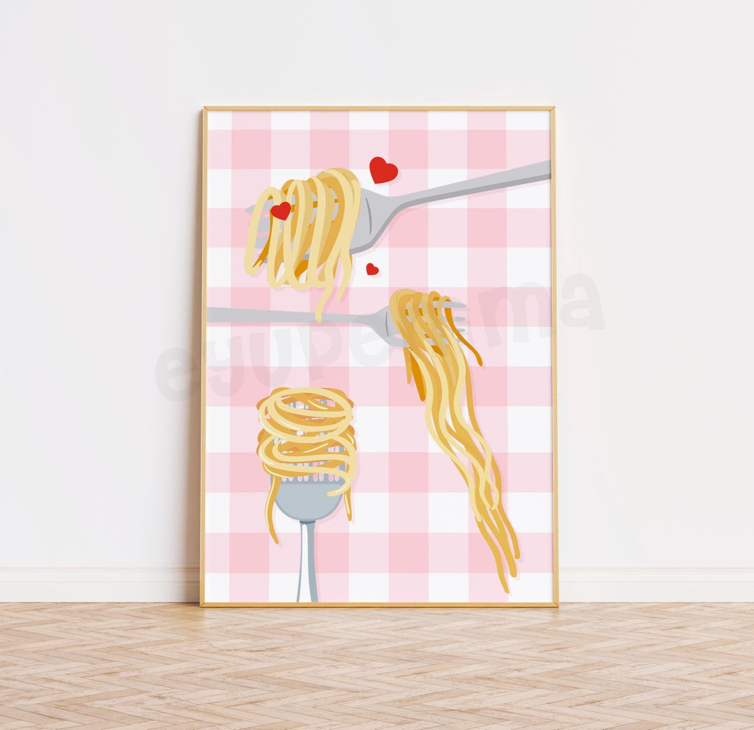 Spaghetti Print | Home Print | Wall Decor | Wall Art | Wall Print ...