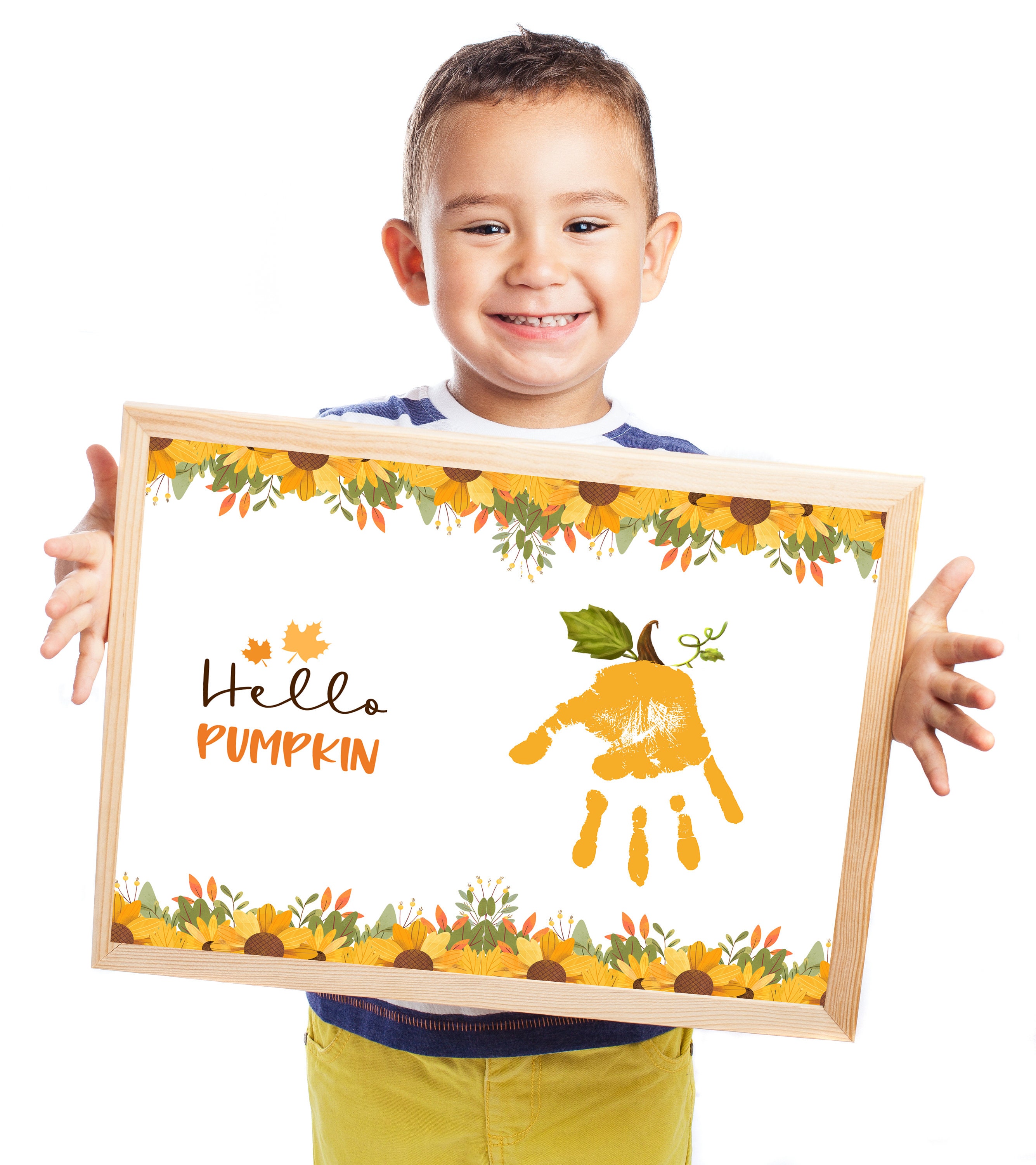 Pumpkin Patch Handprint, Handprint Printable, Pumpkin Handprint Art ...