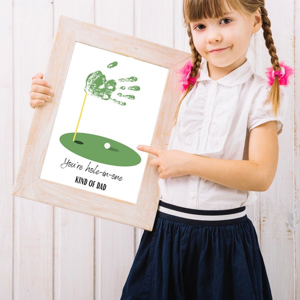 Golf Handprint Craft - Etsy