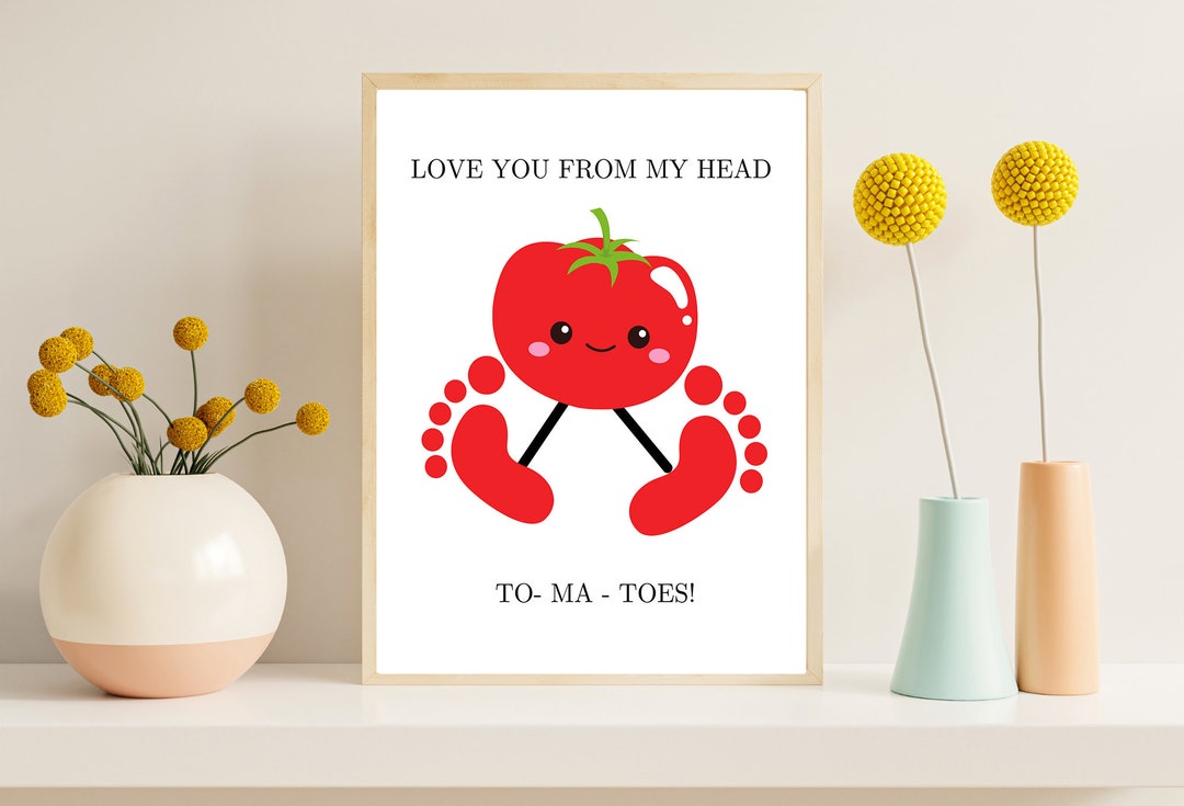 Birthday Card Keepsake for Aunt Uncle Dad Mom, Happy Birthday Handprint ...