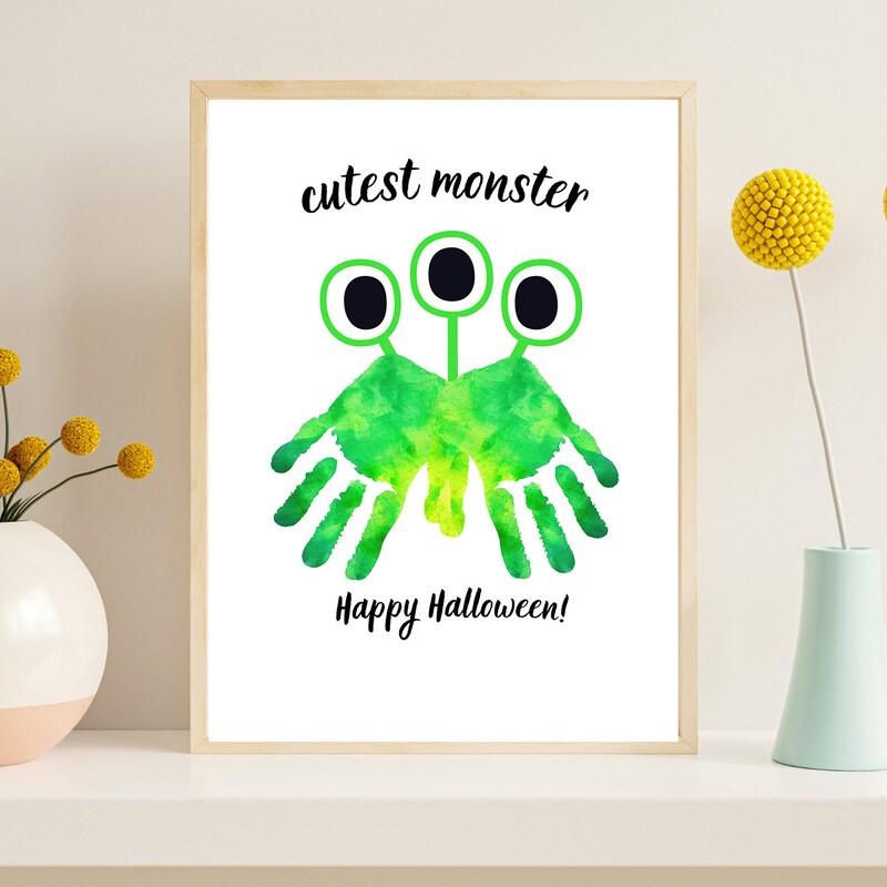 Monster Handprint - Etsy