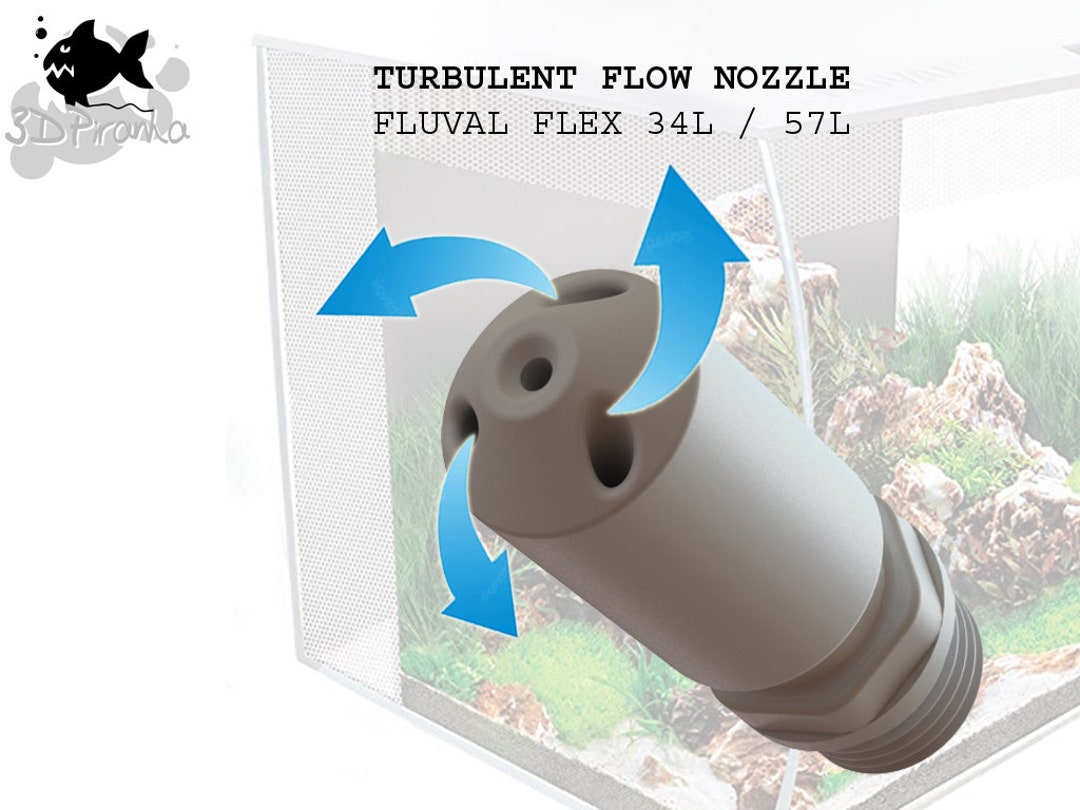 Turbulent Flow Nozzle for Fluval Flex 34L / 57L Fish Tank - Etsy