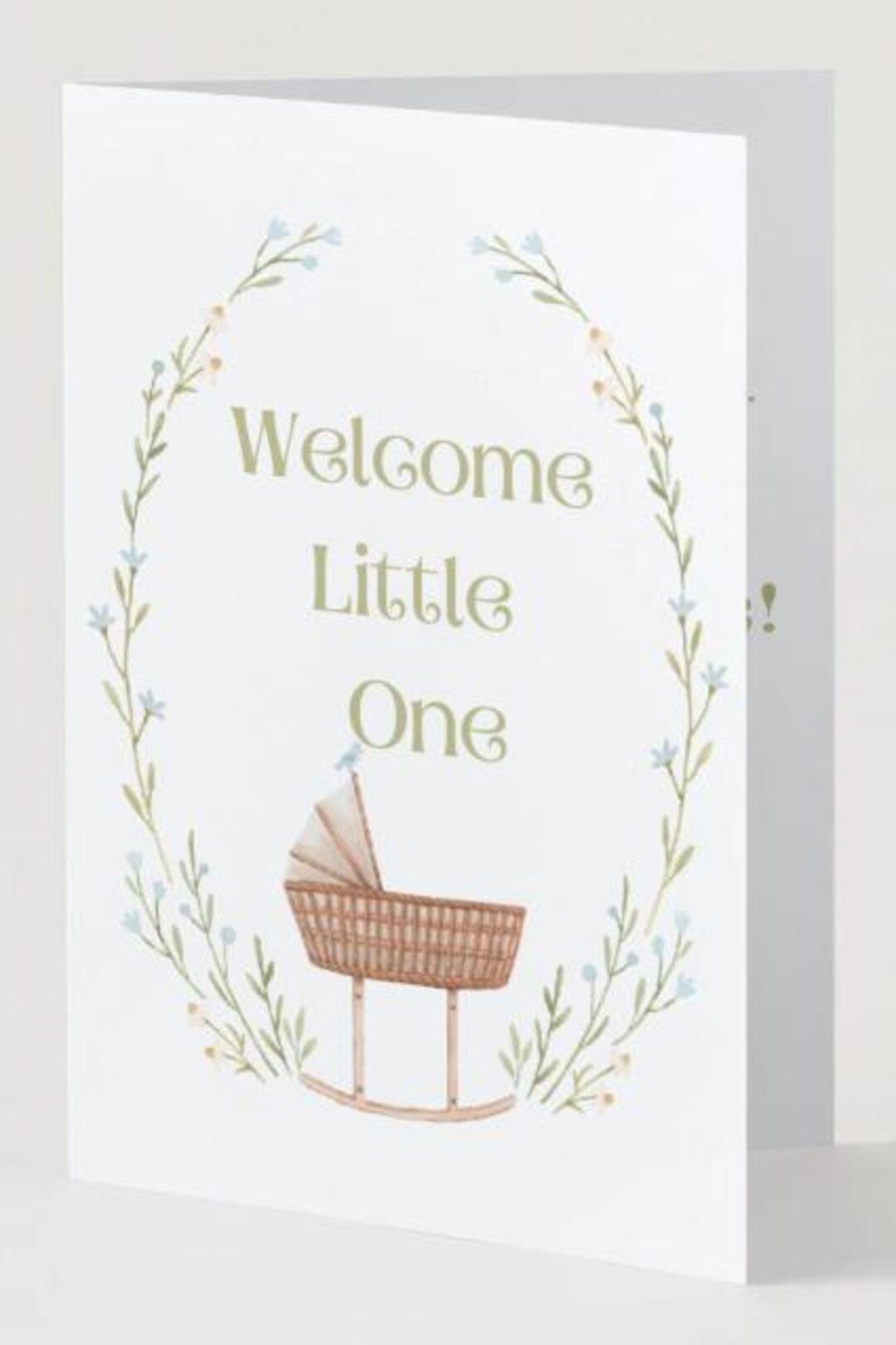 Welcome Little One Printable Card - Etsy