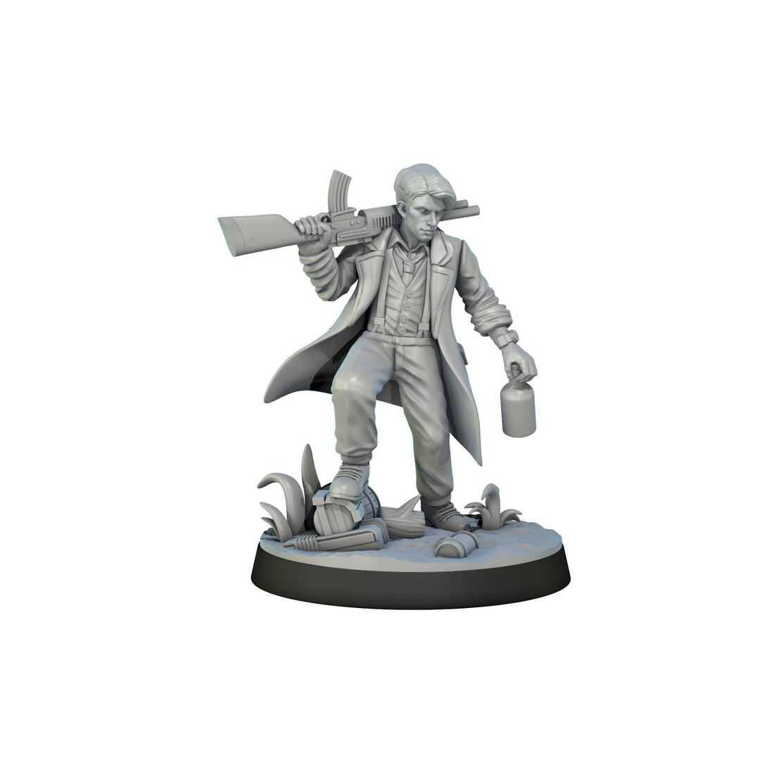 Bootlegger 3d Printed Miniature Sculpted by Cosmondo - Etsy