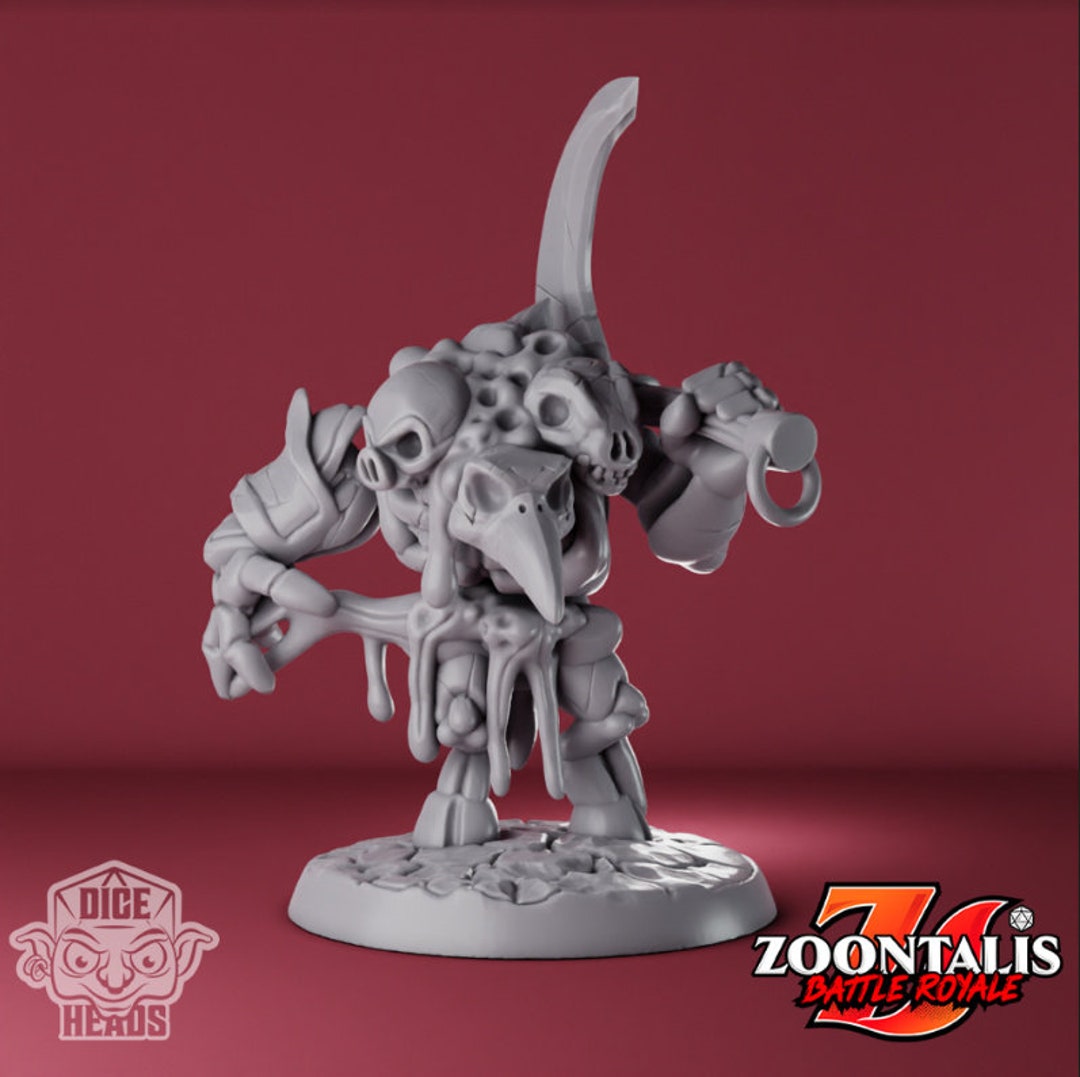 Blood Skeleton 3d Printed Miniatures Sculpted by Dice Heads - Etsy Portugal