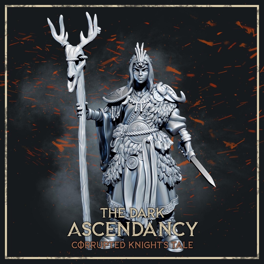 Saga the Oracle 3d Printed Miniature Sculpted by Saga Miniatures - Etsy