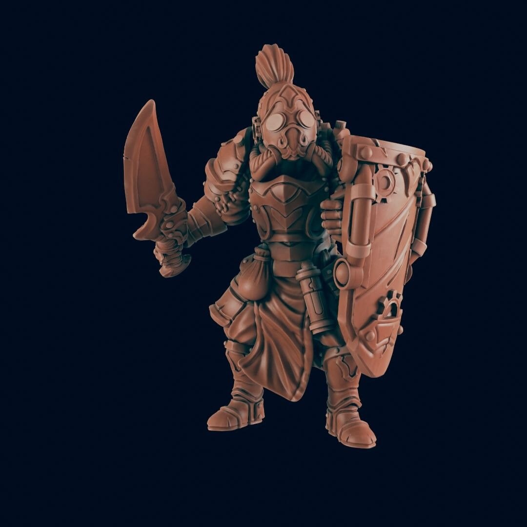 Steam Knight - 3d Printed by EC3D - Etsy