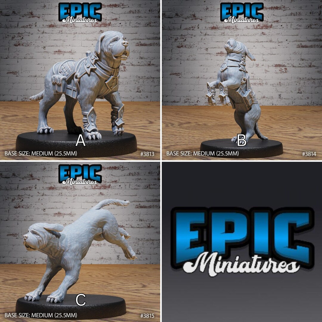 Raid Dog 3d Printed by Epic Miniatures - Etsy