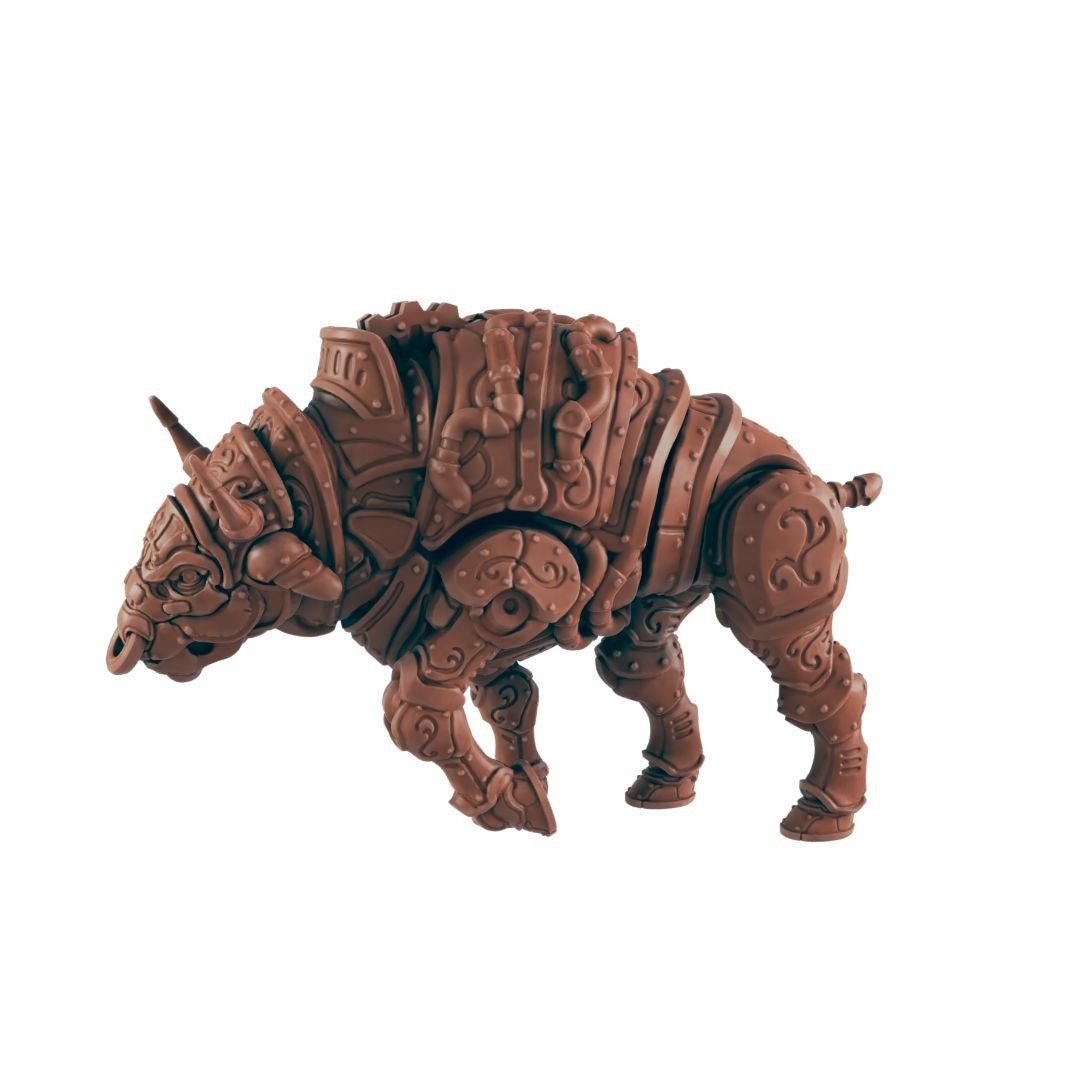 Clockwork Oxen - Bolts and Brimstone - 3d Printed Miniature by EC3D - Etsy