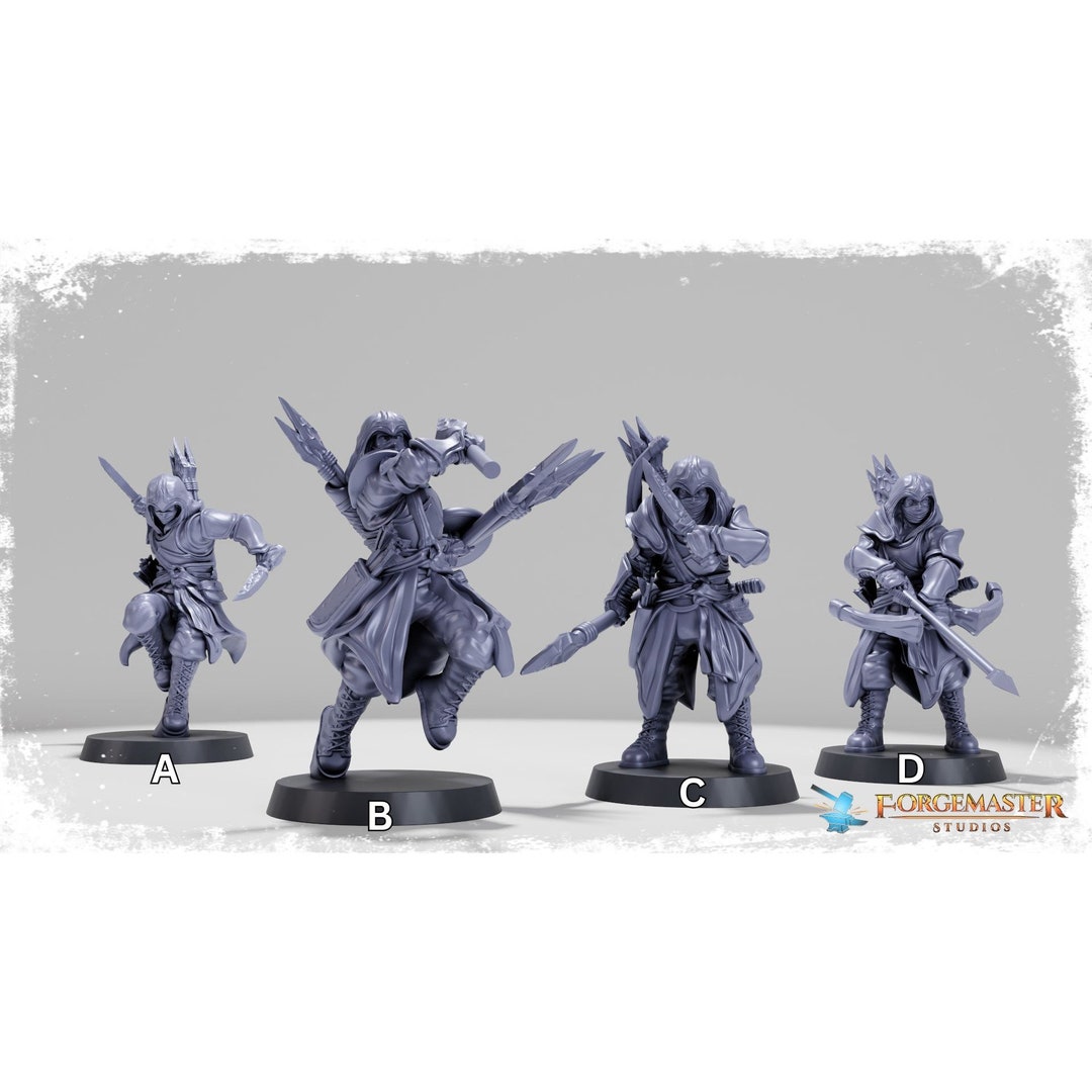 Tribe Champions 3d Printed Miniature Sculpted by Forgemaster Studios - Etsy