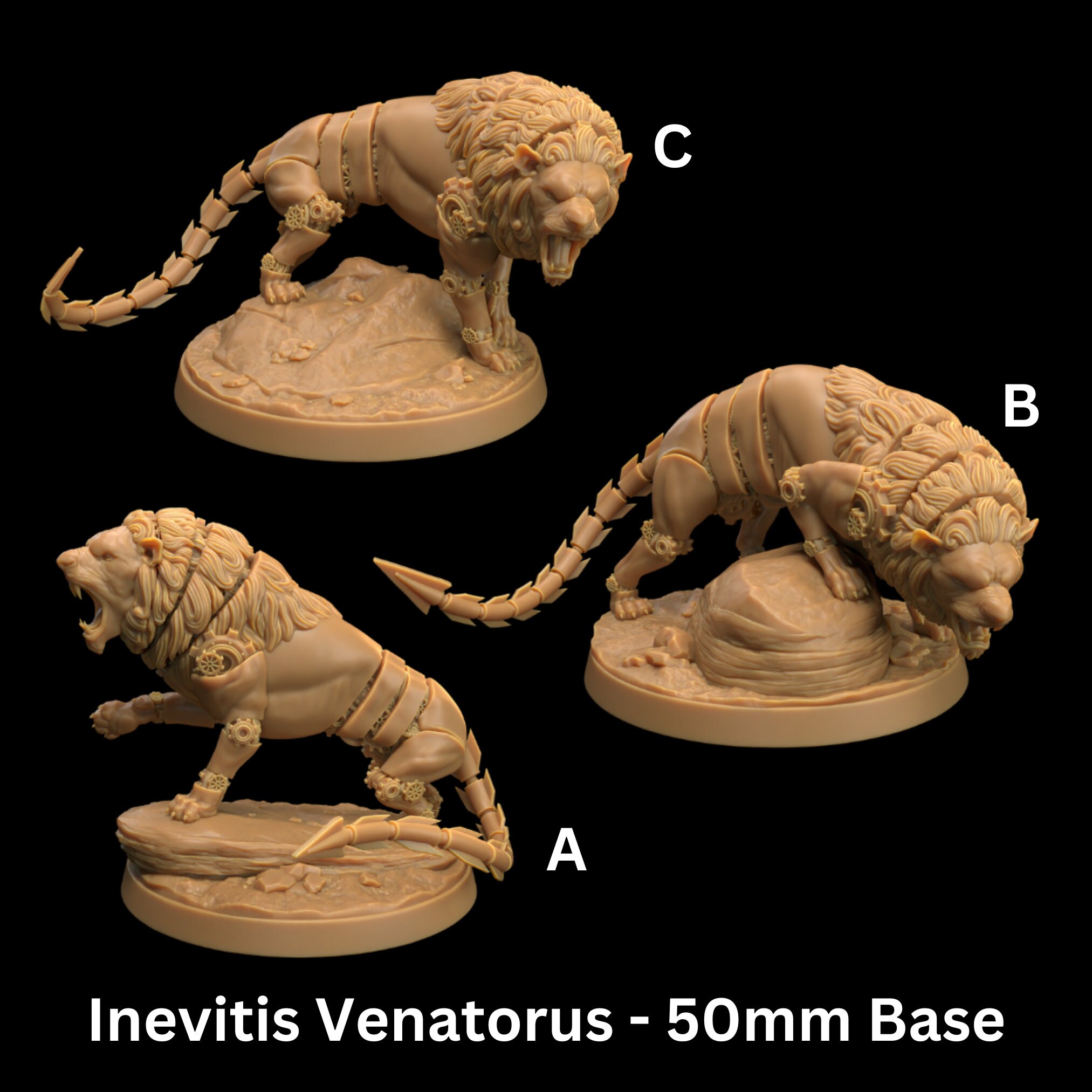 Inevitis Venatorus 3d Printed Miniatures Sculpted by Dragon - Etsy
