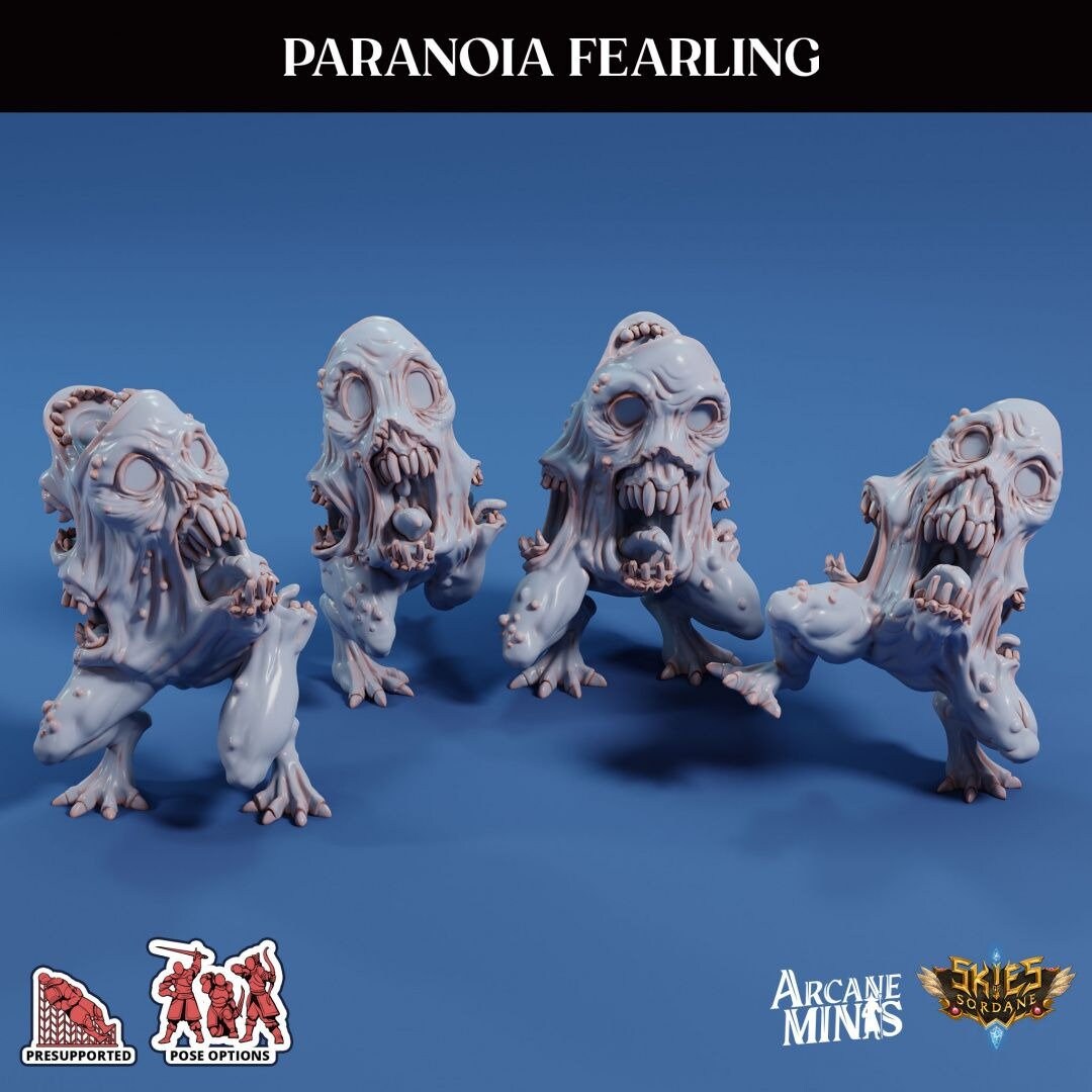 Paranoia Fearling - 3d Printed Miniature by Arcane Minis - Etsy