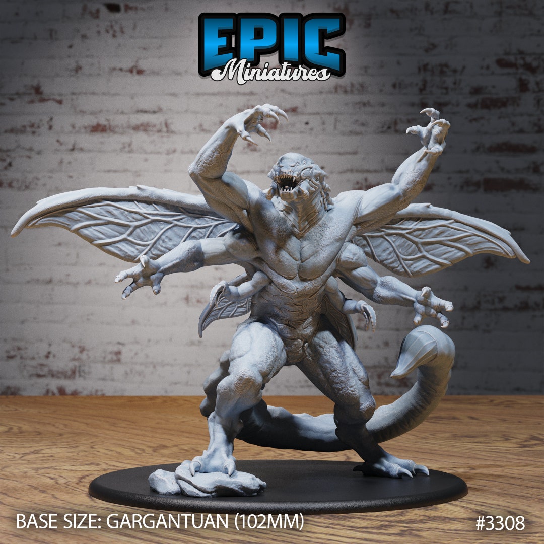 Beelzebug Colossus 3d Printed Miniature Sculpted by Epic Miniatures ...