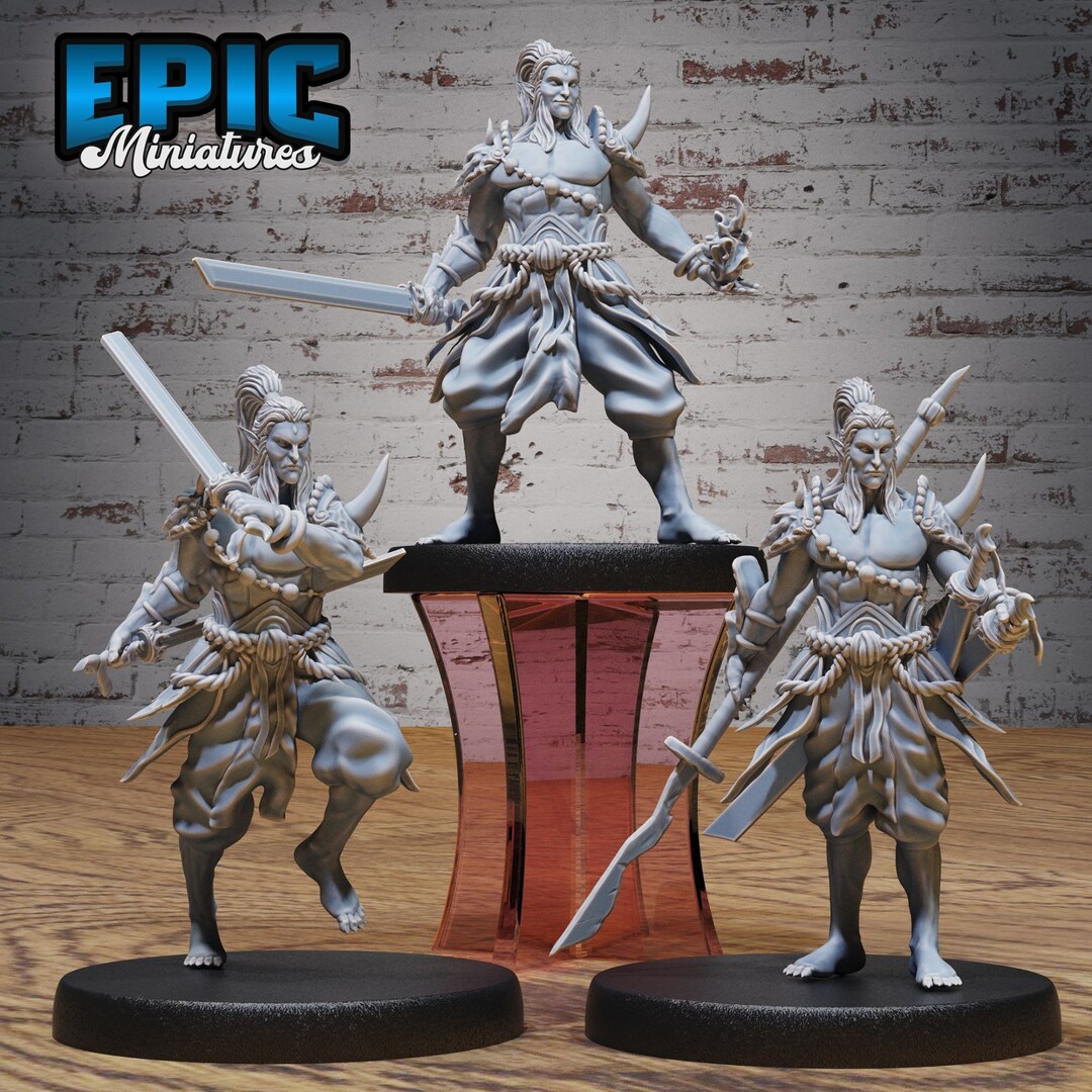 Oni Rival 3d Printed by Epic Miniatures - Etsy