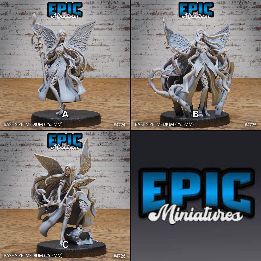 Fey Adventurer 3d Printed Miniature Sculpted by Epic Miniatures - Etsy
