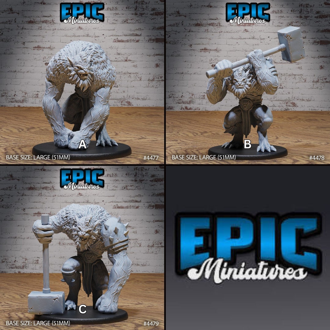 Quaggoth 3d Printed Miniature Sculpted by Epic Miniatures - Etsy