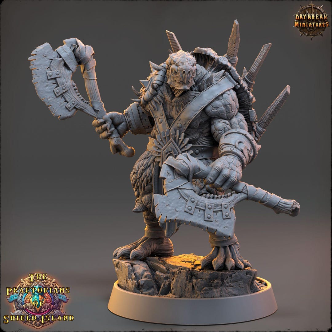 Fimag - Praetorians of Shield Island - 3d Printed Miniature Sculpted by ...