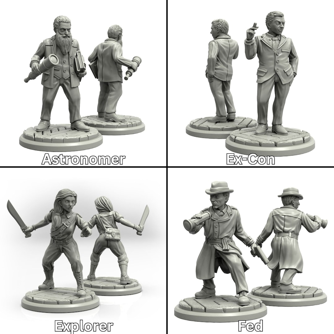 Investigators - 3d Printed Miniature by Adaevy Creations - Etsy