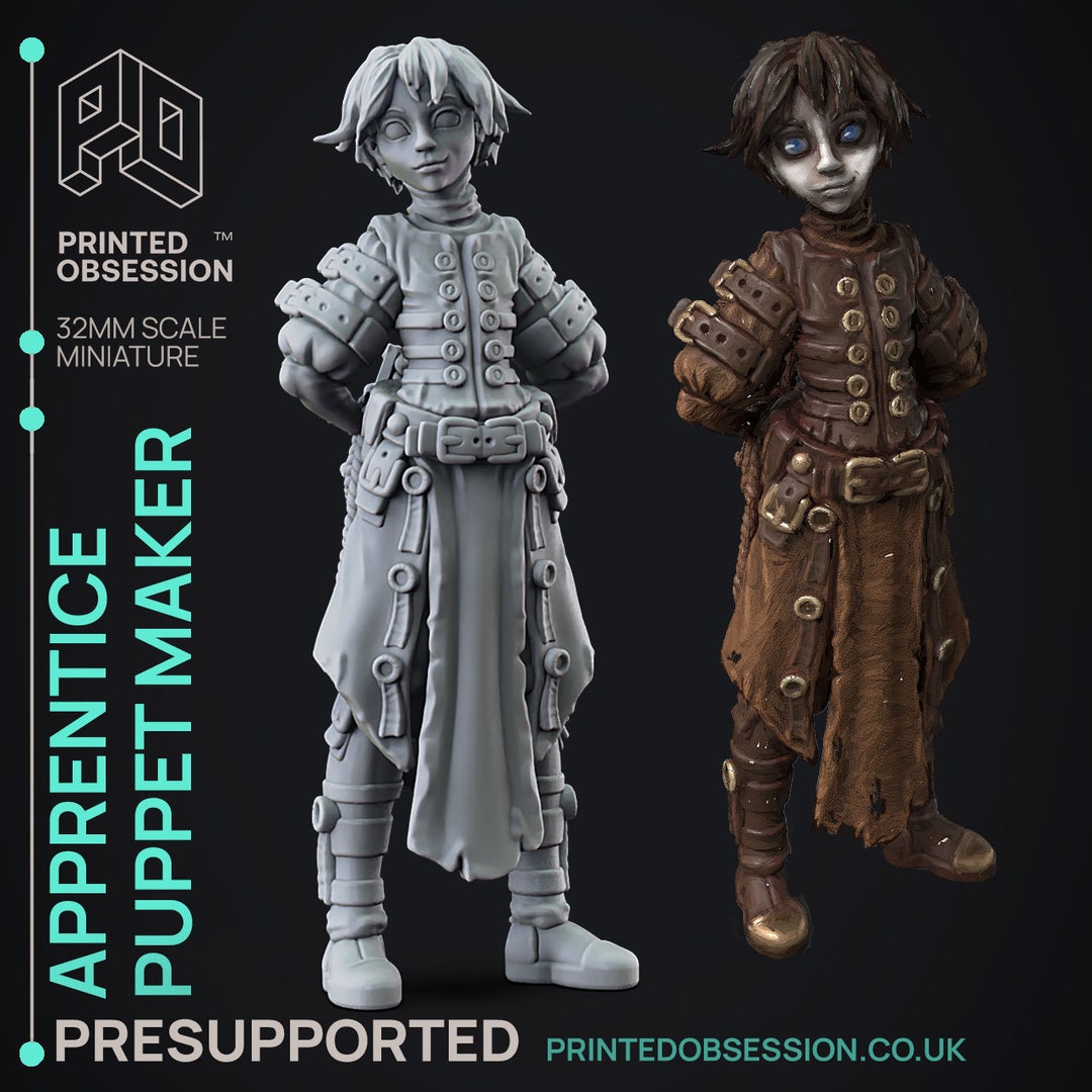 Apprentice Puppet Maker - 3d Printed Miniatures Sculpted by Printed ...